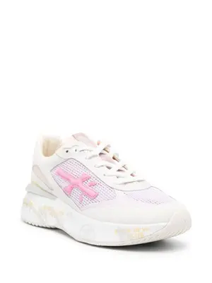 Premiata Moerun Distressed Sneakers - Neutrals