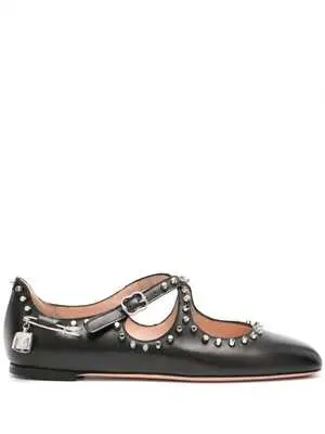 Bally Baunty Studded Ballerinas - Black