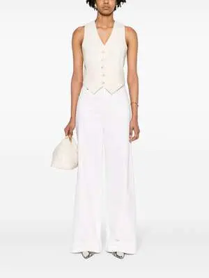 AGOLDE Dame High-rise Wide-leg Jeans - Neutrals