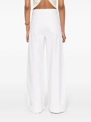 AGOLDE Dame High-rise Wide-leg Jeans - Neutrals