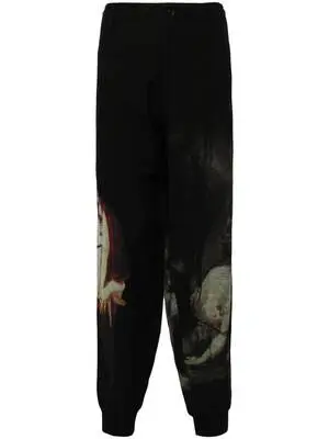 Yohji Yamamoto Graphic Bottoms For Men