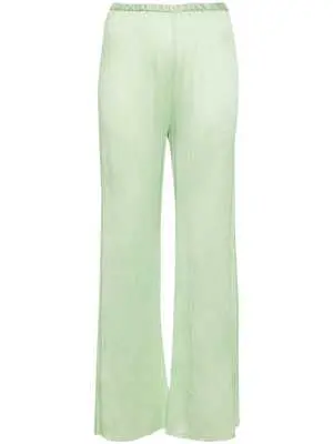 FORTE_FORTE Plissé-effect Flared Trousers