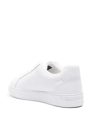 Tommy Hilfiger Essential Tape-detail Leather Sneakers - White