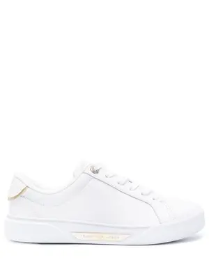 Tommy Hilfiger Gold Tone Sneakers For Women