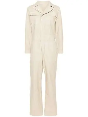 FORTELA Vania Cotton Jumpsuit - Neutrals