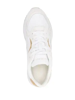 Tommy Hilfiger Monogram-embossed Leather Sneakers
