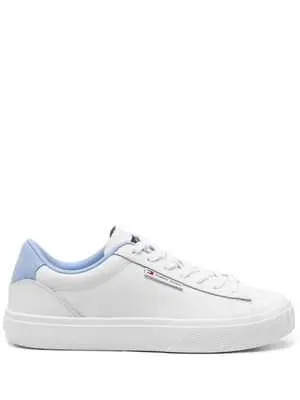Tommy Hilfiger Cupsole Leather Sneakers - White