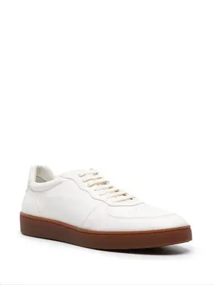 SCAROSSO Agostino Leather Sneakers - White