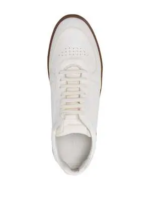 SCAROSSO Agostino Leather Sneakers - White