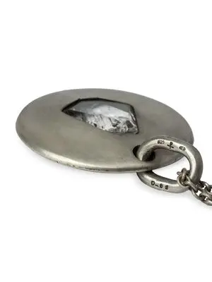 PARTS OF FOUR Disk Danburite Pendant Necklace