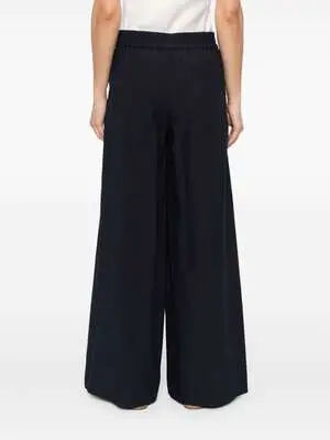 Brunello Cucinelli Poplin Wide Leg Trousers