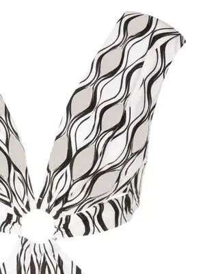 AMIR SLAMA Cut-out One-piece Swimsuit