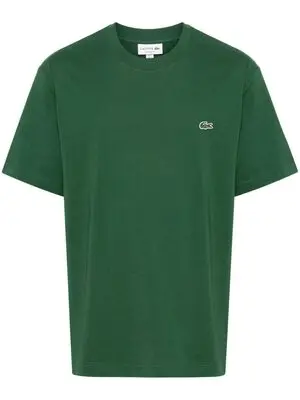 Lacoste Logo-patch Cotton T-shirt - Green