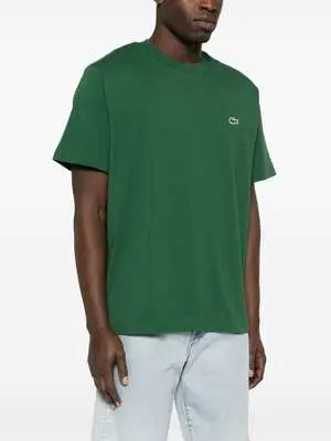 Lacoste Logo-patch Cotton T-shirt - Green