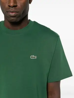 Lacoste Logo-patch Cotton T-shirt - Green