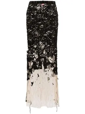 DIESEL® O-leena Devoré-tulle Skirt