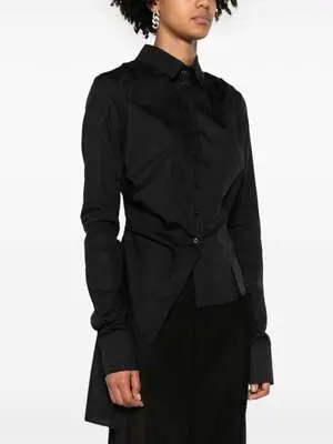 MARC LE BIHAN Asymmetric Poplin Shirt
