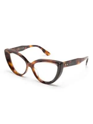 Gucci Tortoiseshell Cat-eye Glasses