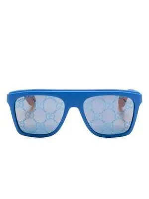 Gucci Square-frame Sunglasses - Blue