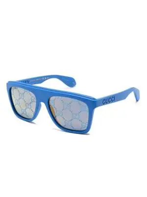 Gucci Square-frame Sunglasses - Blue