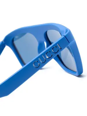 Gucci Square-frame Sunglasses - Blue