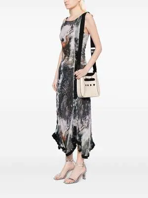 Perrin Cabbie Leather Crossbody Bag - Neutrals