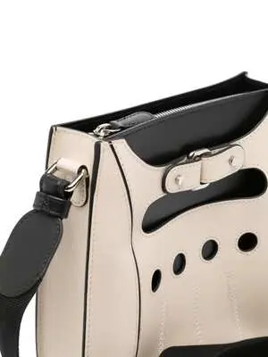 Perrin Cabbie Leather Crossbody Bag - Neutrals