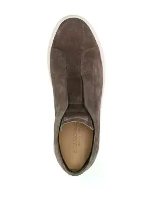SCAROSSO Luca Suede Sneakers - Brown