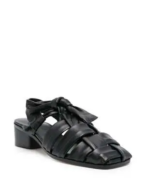 Hereu 50mm Leather Sandals - Black