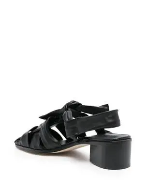 Hereu 50mm Leather Sandals - Black