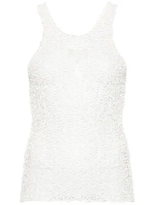 MAISON MARGIELA Sheer Open Tank Top