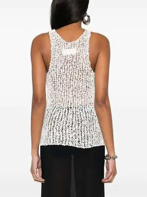 MAISON MARGIELA Sheer Open Tank Top