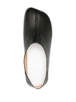 MAISON MARGIELA Asymmetric-toe Leather Slippers