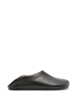 MAISON MARGIELA Asymmetric-toe Leather Slippers