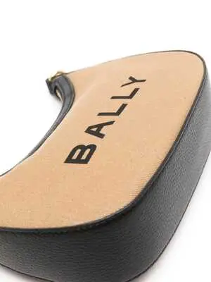 Bally Ellipse Logo-print Crossbody Bag - Neutrals
