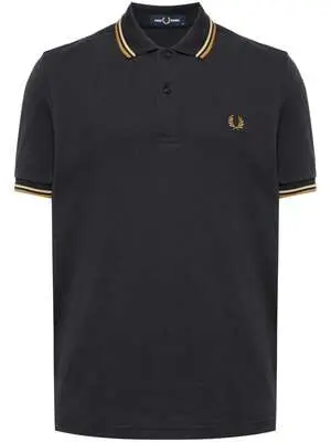 Fred Perry Twin Tipped Polo Shirt Grey