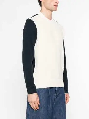 Paul & Shark Two-tone Ribbed Jumper