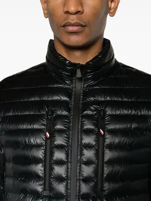 Moncler High-shine Padded Jacket - Black