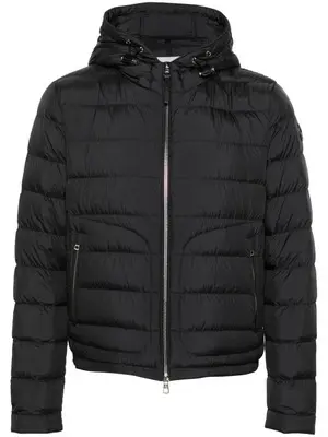 Moncler Sestriere Padded Hooded Jacket - Black