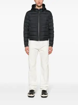 Moncler Sestriere Padded Hooded Jacket - Black