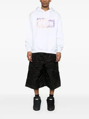 MSGM Graphic-print Cotton Sweatshirt