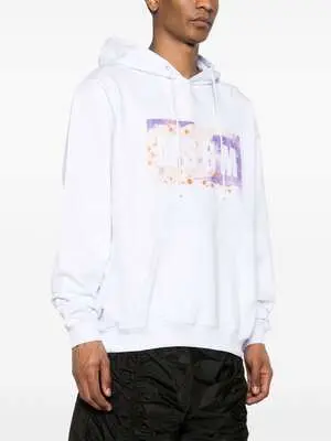 MSGM Graphic-print Cotton Sweatshirt