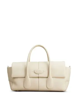 TOD'S Leather Tote - Neutrals