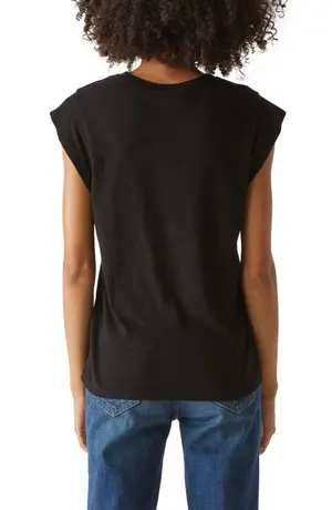 Michael Stars Joey Power Shoulder T-shirt