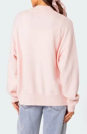 EDIKTED Montie Oversize Double Zip Cardigan