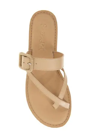 Splendid Sutton Toe Loop Sandal - Light Almond
