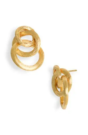 Marco Bicego Jaipur Gold Linked Earrings 18k Yellow Gold