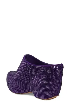 ZIGI Ziska Embellished Clog - Purple Suede