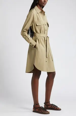 Nordstrom Long Sleeve Belted Shirtdress