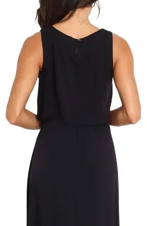 PETAL & PUP Sutton Sleeveless Crop Top - Black